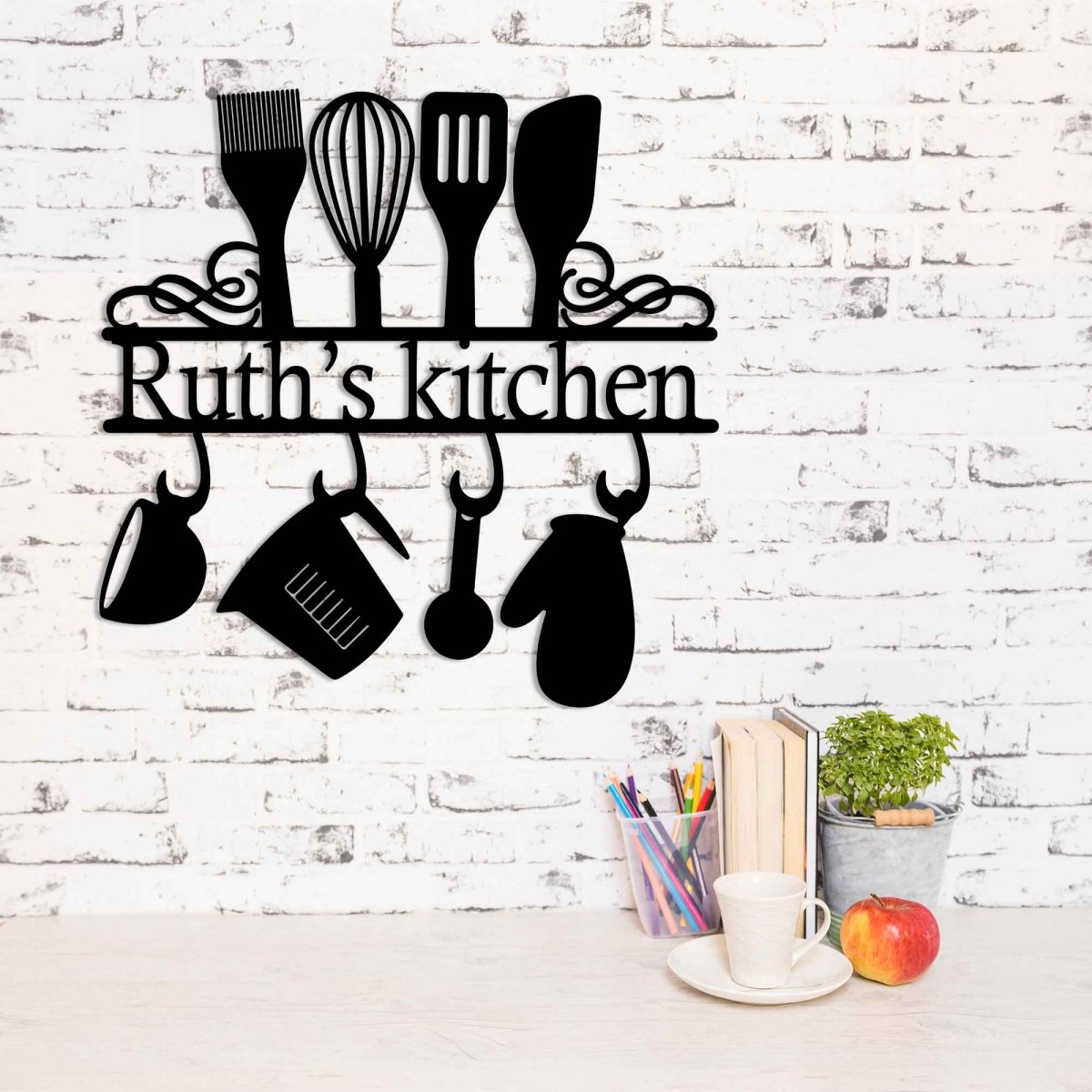 Personalized Metal Kitchen Signs – BrossHome Metal Wall Art