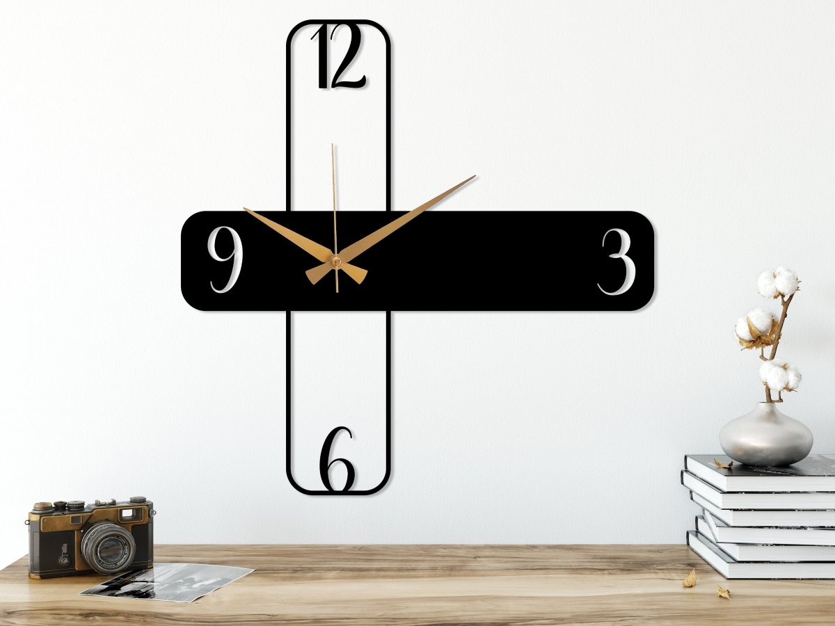 Unique Design Metal Wall Clock - BrossHome – BrossHome Metal Wall Art